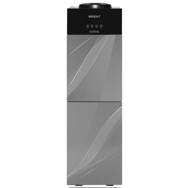 Marvel 3 Taps Gray Glass Door Water Dispenser - Orient Electronics
